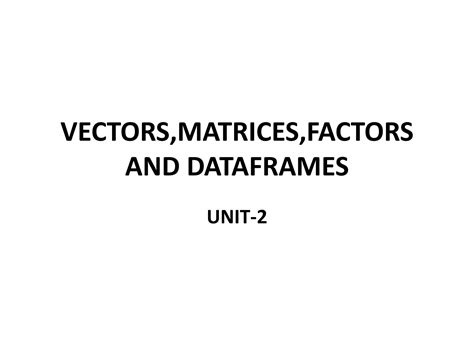 Solution Data Types In R With Detailed Explanation And Examples
