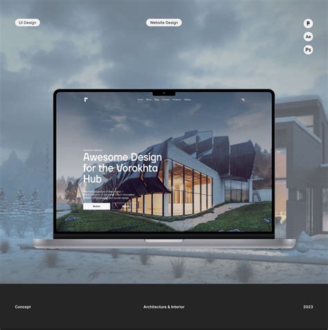 Architecture And Interior Design Website Concept Behance