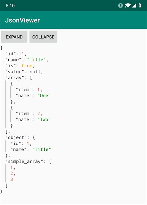 GitHub Vextil Json Viewer Android JSON Viewer
