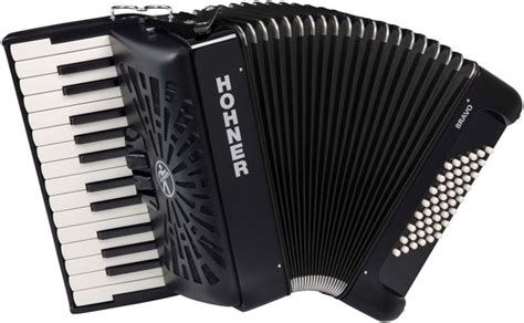 HOHNER Bravo II 48 black Аккордеон 1/2 - купить с доставкой по выгодным ...