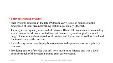Models Of Distributed System Pptx Computer Networking Computing