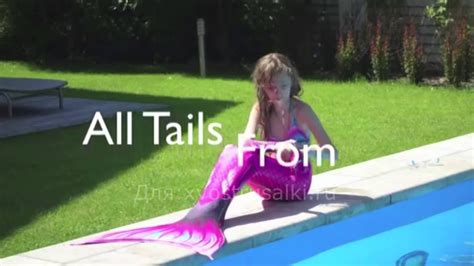 Настоящая Русалка в Бассейне - YouTube