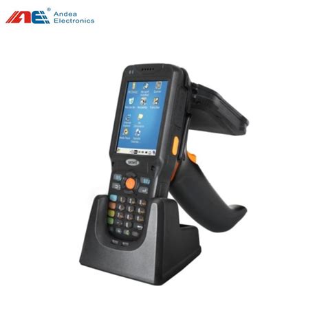 Android OS Hf Handheld Rfid Reader With Barcode QR Code Scanner AH Andea China