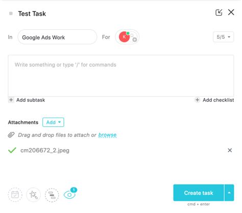 How To Add An Attachment In Clickup Tasks