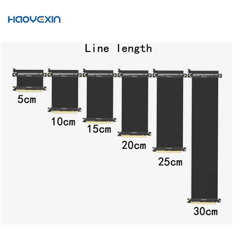 High Speed Pc Graphics Pci Express Connector Cable Riser Card Pci E X16 3 0 Flexible Cable