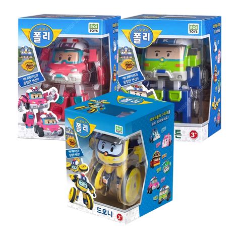 Robocar Poli Transformation Robot Toy 4 Inch Desert Rescue Team Friends