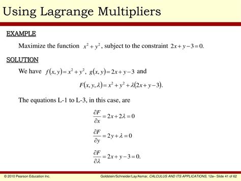PPT Chapter 7 Functions Of Several Variables PowerPoint Presentation