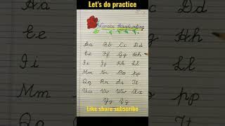 How To Write Beautiful English Cursive Writing Cursive Doovi