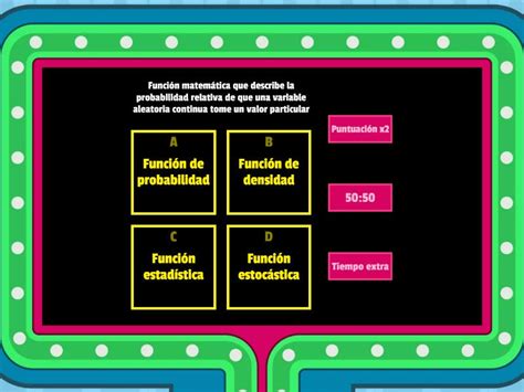 Simulación Generadores de variables aleatorias Gameshow quiz