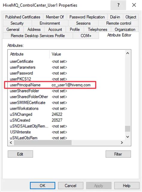 Configuring Hivemq Control Center Authentication And Authorization With Microsoft Active Directory