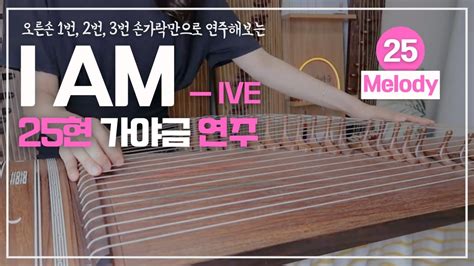 손가락 세 개로 연주하는 Ive의 I Am 가야금 악보 주법 가사 표기 Youtube
