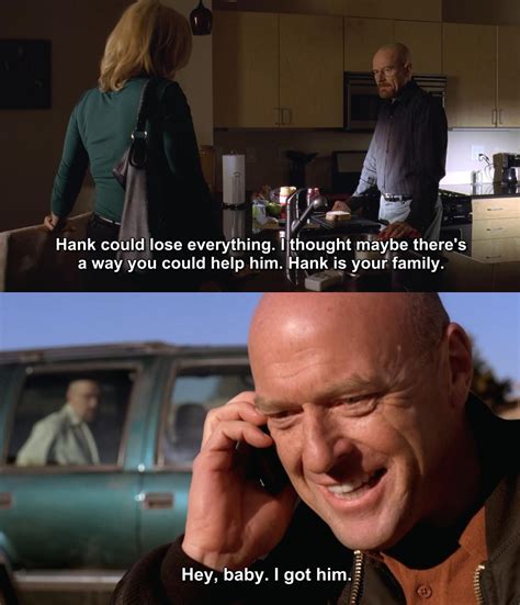 Walt Saved Hank From Prison Only To Have Hank Imprison Walt Breakingbad