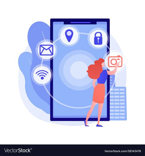 Intelligent Interface Abstract Concept Royalty Free Vector