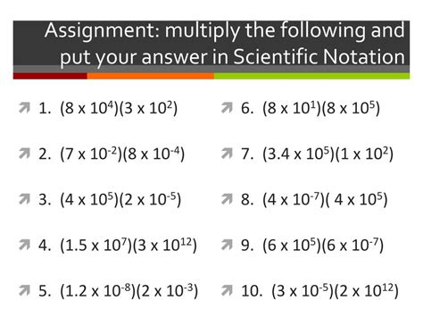 PPT Multiply Numbers Written In Scientific Notation PowerPoint Presentation ID