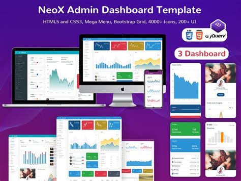 Responsive Admin Dashboard Template Artofit