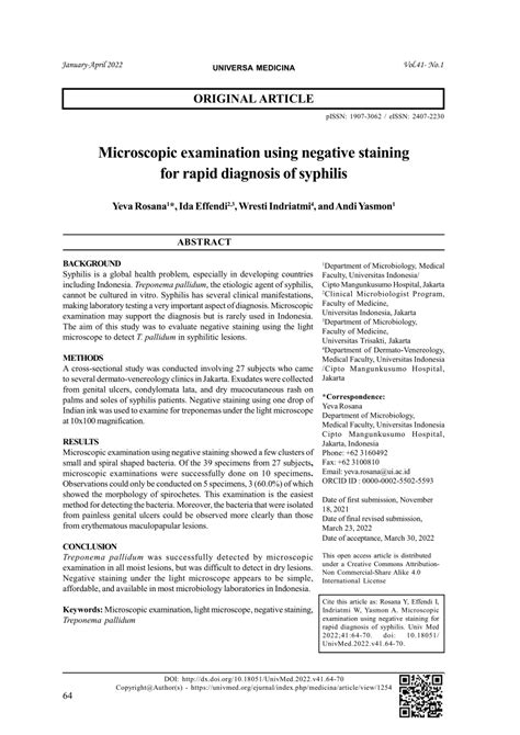 Pdf Microscopic Examination Using Negative Staining For Rapid