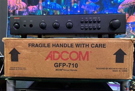 Adcom Gfp 710 Preamplifier Woriginal Box For Sale Us Audio Mart