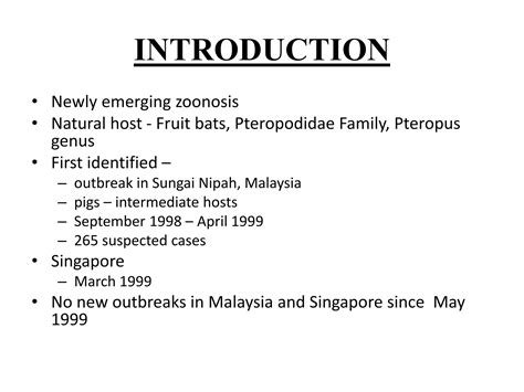 Nipah Finalppt Epidemiology Managemant And Prevention Ppt Nipah Finalppt Epidemiology Managemant And Prevention Ppt