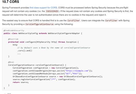 Spring Boot Security Disable Cors At Thomas Castro Blog