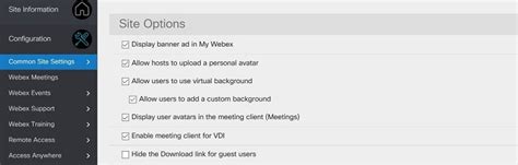 Administration Guide For Cisco Webex Meetings Virtual Desktop Software Release Install