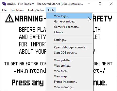 Help With MGBA Save States Questions Fire Emblem Universe