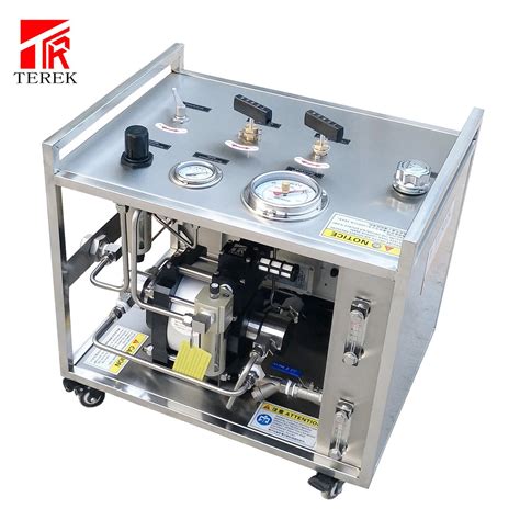 Terek Hydrostatic Test Pump For Co2 Cylinder Hydro Testing With Circular Chart Recorder