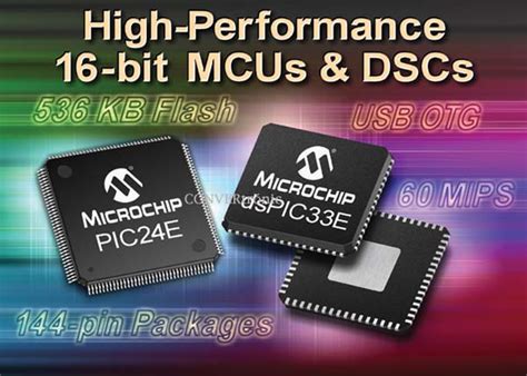 Dscs Dspic33 Y Microcontroladores Pic24 Enhanced Core Microchip De 60 Mips Revista Electrónica