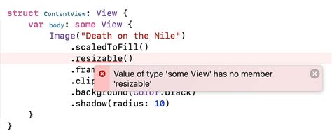 Modifier 順序造成的 Value Of Type ‘some View Has No Member By 彼得潘的 Ios
