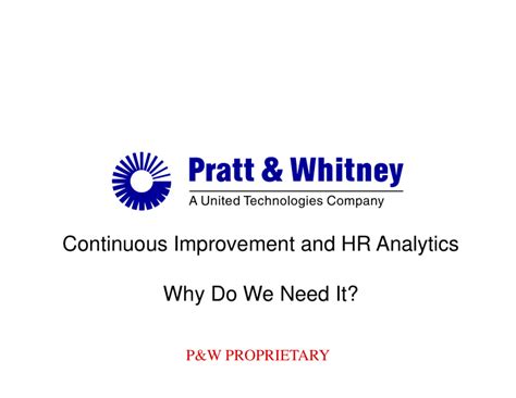 [ppt] Continuous Improvement And Hr Analytics Why Do We Need It Pandw Powerpoint Presentation