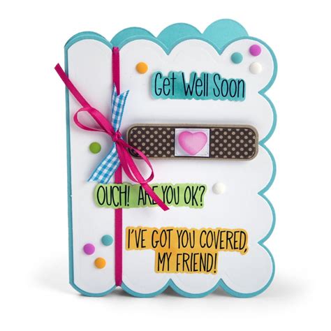 Get Well Soon Card 6 Get Well Cards Card Making Sizzix Cards