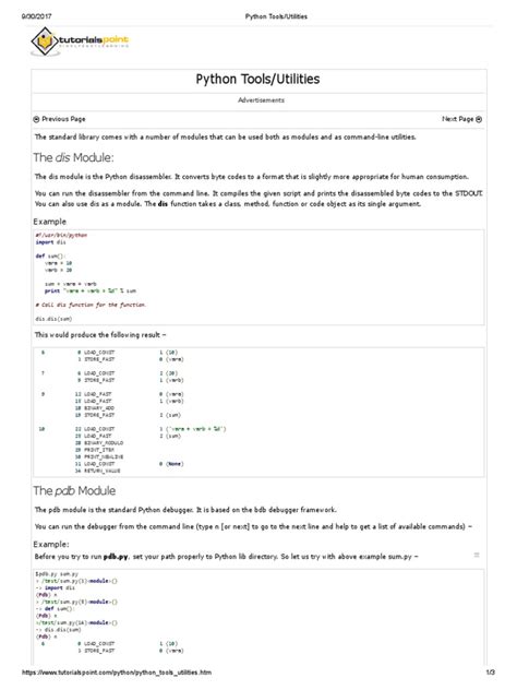 Python Tools Utilities Download Free Pdf Python Programming