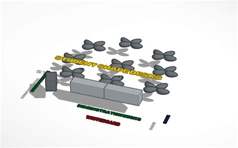 3d Design New Classroom Design Option 2 Tinkercad