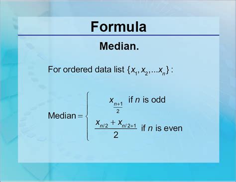 Median Formula Mean Median Mode Calculator Inch Calculator