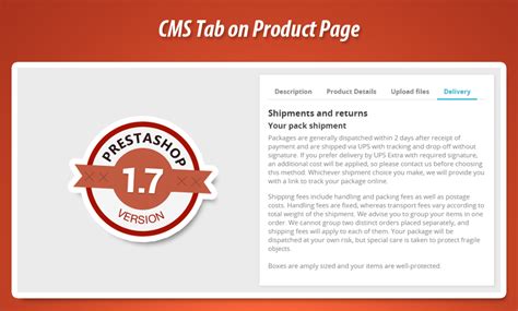 Prestashop Product Page Cms Tab