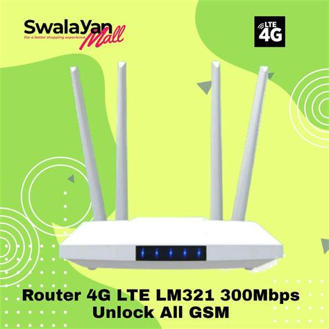 Jual Modem Router LM321 4G LTE 300Mbps Wireless Wifi Unlock All GSM Shopee Indonesia
