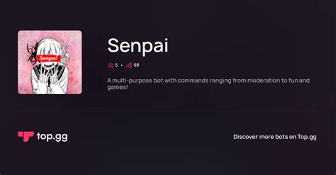 Add Senpai Discord Bot The 1 Discord Bot And Discord App List