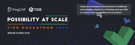 Tidb Hackathon 2022 Is Here Tidb