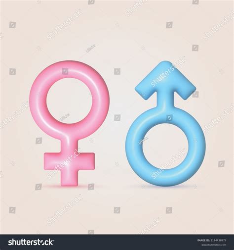 3d Male Female Symbol Icon Vector Stock Vector Royalty Free