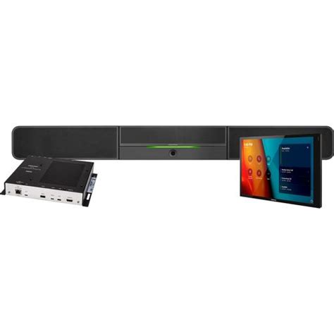 Uc Bx30 T Wm Kit Crestron Flex Advanced Small Room Conference System With Video Soundbar And