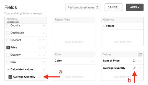 Calculated Values • Flexmonster