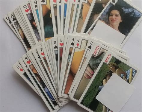Playing Cards Nu Rare Soviet Erotic Playing Cards Playing Cards Of The S Pieces Vintage
