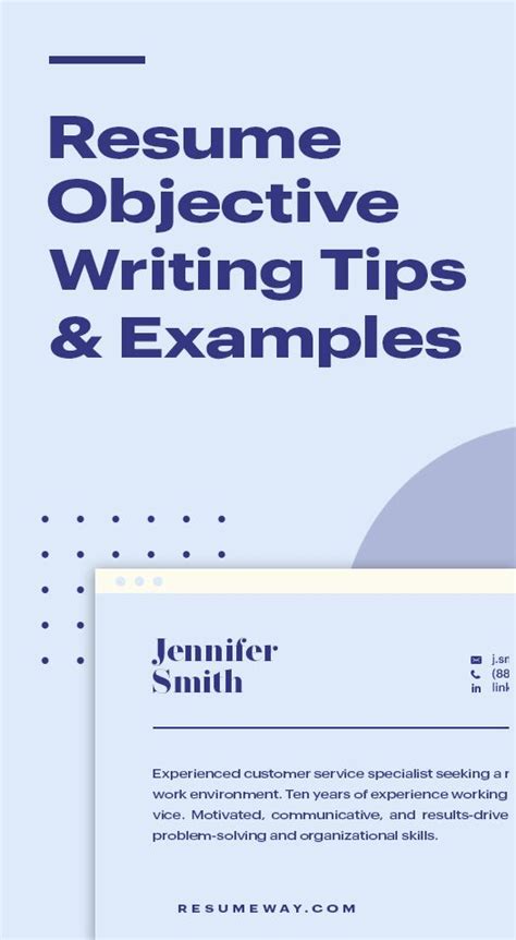Resume Objective Writing Tips And Examples