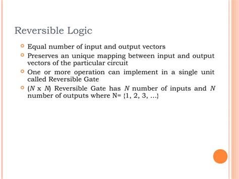 Quantum Cost Calculation Of Reversible Circuit Ppt Programming