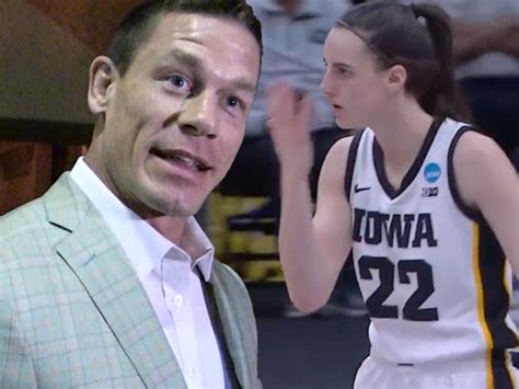 John Cena Shouts Out Iowa Star Caitlin Clark After You Cant See Me Celebration