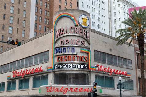 Walgreens Store With An Old Vintage Sign On Canal Street In New Orleans Editorial Image Image