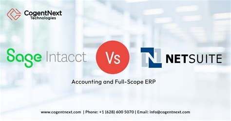 Sage Intacct Vs Netsuite Accounting And Full Scope Erp