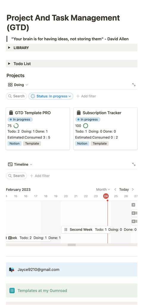 Notion Template Gallery Project And Task Management Gtd