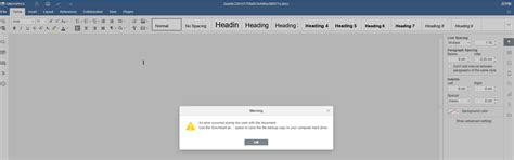 Error Copying Content From Local Document To Onlyoffice ERROR NodeJS ChangesError Uncaught