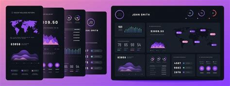 Premium Vector Charts Ui Elements Kit