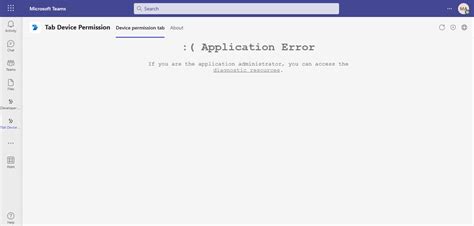 Tab Device Permissions Sample App Fails To Load · Issue 769 · Officedevmicrosoft Teams Samples